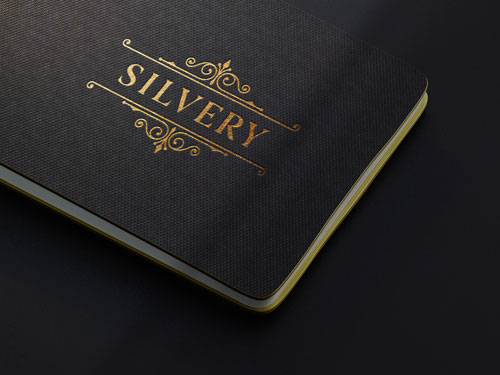 PSD luxury gold logo mockup on black folio cover » SCRiPTMAFiA.ORG ...